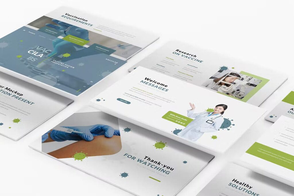 Vaccilabs Powerpoint Presentation Template – MasterBundles
