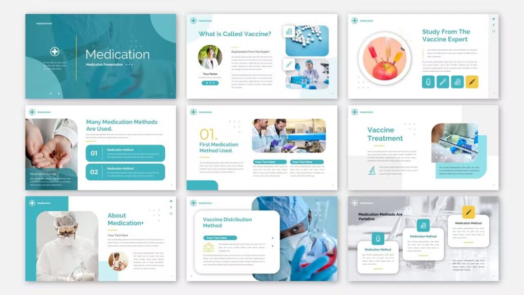Medication - Healthcare Presentation Powerpoint – MasterBundles