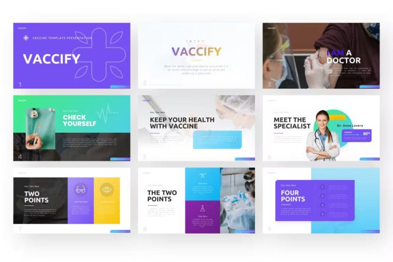 Vaccify Vaccine PowerPoint Template – MasterBundles