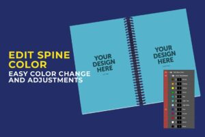 6x9 Spiral Bound Notebook Mockup – MasterBundles