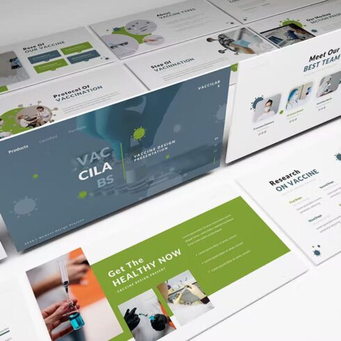 Vaccilabs Powerpoint Presentation Template | Master Bundles