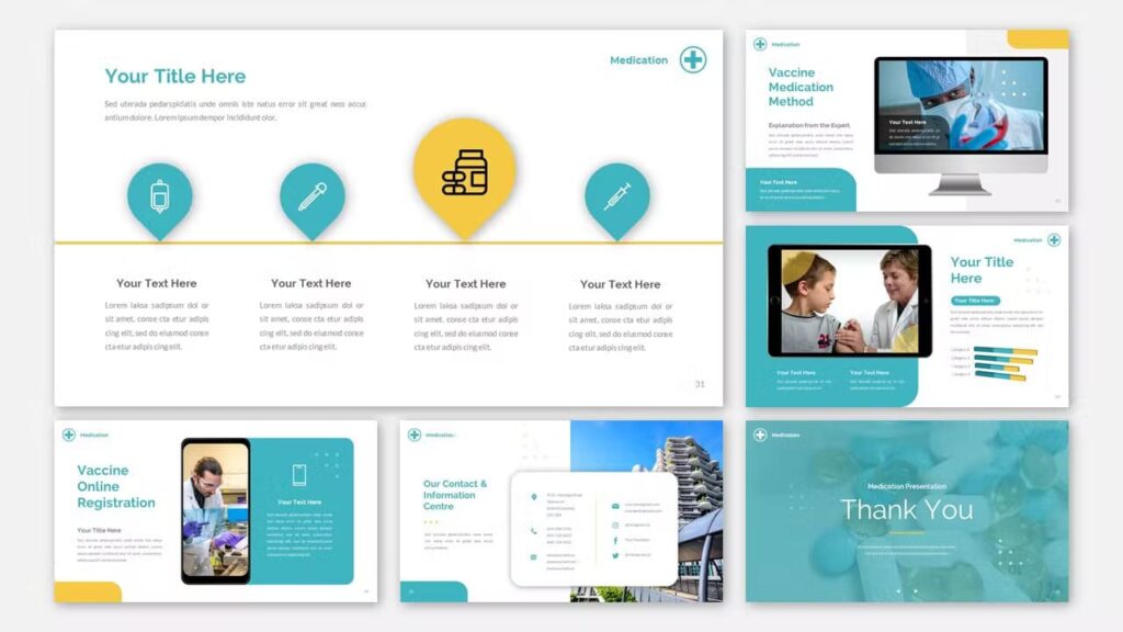 Medication - Healthcare Presentation Powerpoint – MasterBundles