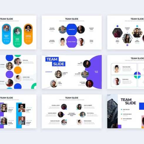 Business Team PowerPoint Infographics | MasterBundles