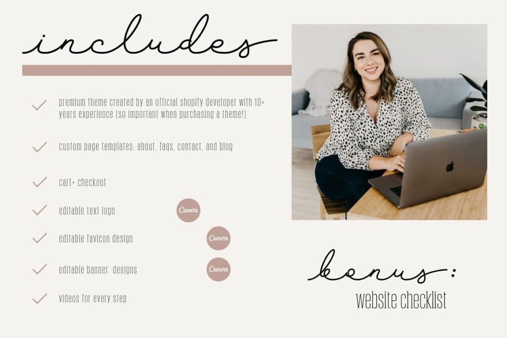 Feminine Shopify Theme | Rustic – MasterBundles