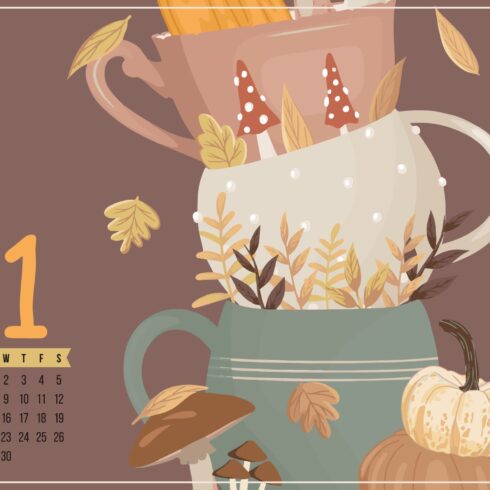 Free Lovely November Calendar | Master Bundles
