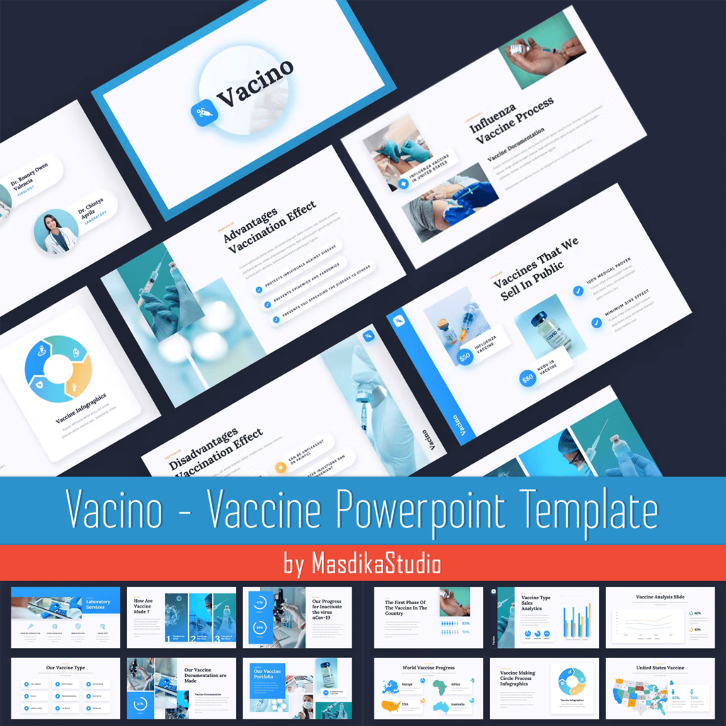 Vacino - Vaccine Powerpoint Template – MasterBundles