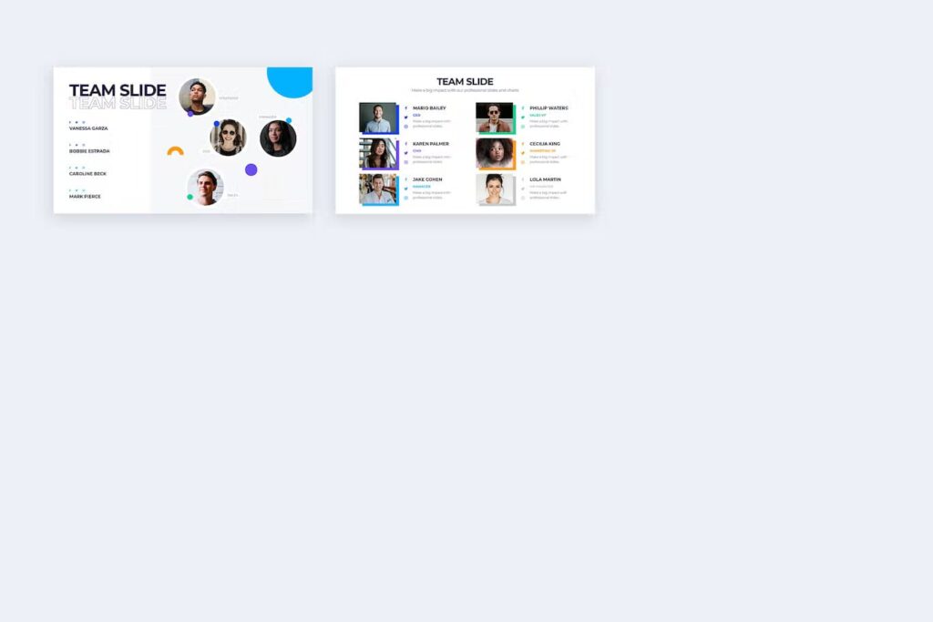 Business Team PowerPoint Infographics – MasterBundles