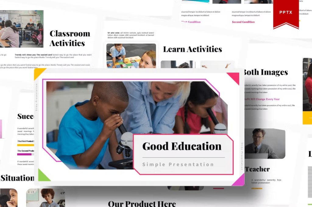 Good Education PowerPoint Template – MasterBundles