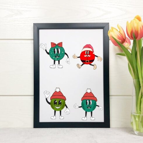 Retro Groovy Hippie Christmas Bundle | Master Bundles