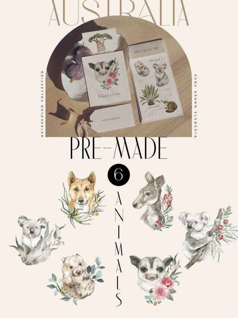 AUSTRALIA Flora and Fauna collection