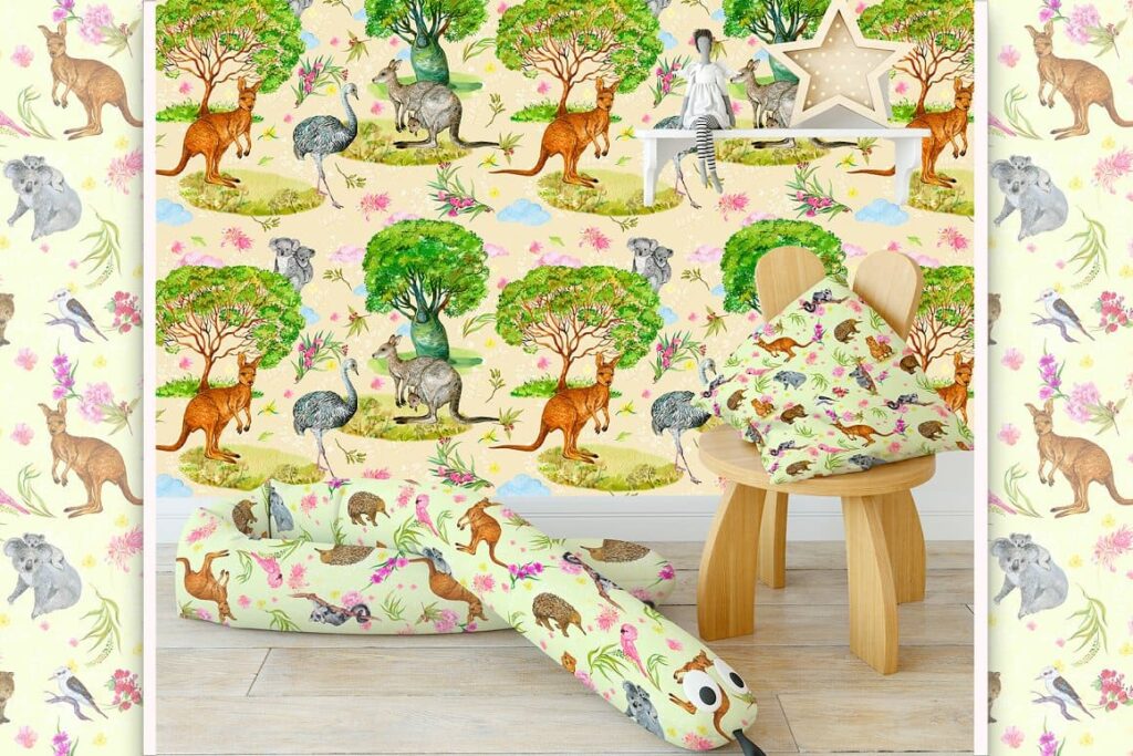 Australia Seamless Patterns – MasterBundles