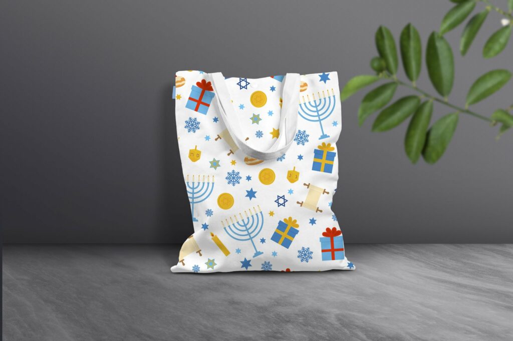 Hanukkah Digital Paper. Jewish Seamless Patterns. – MasterBundles
