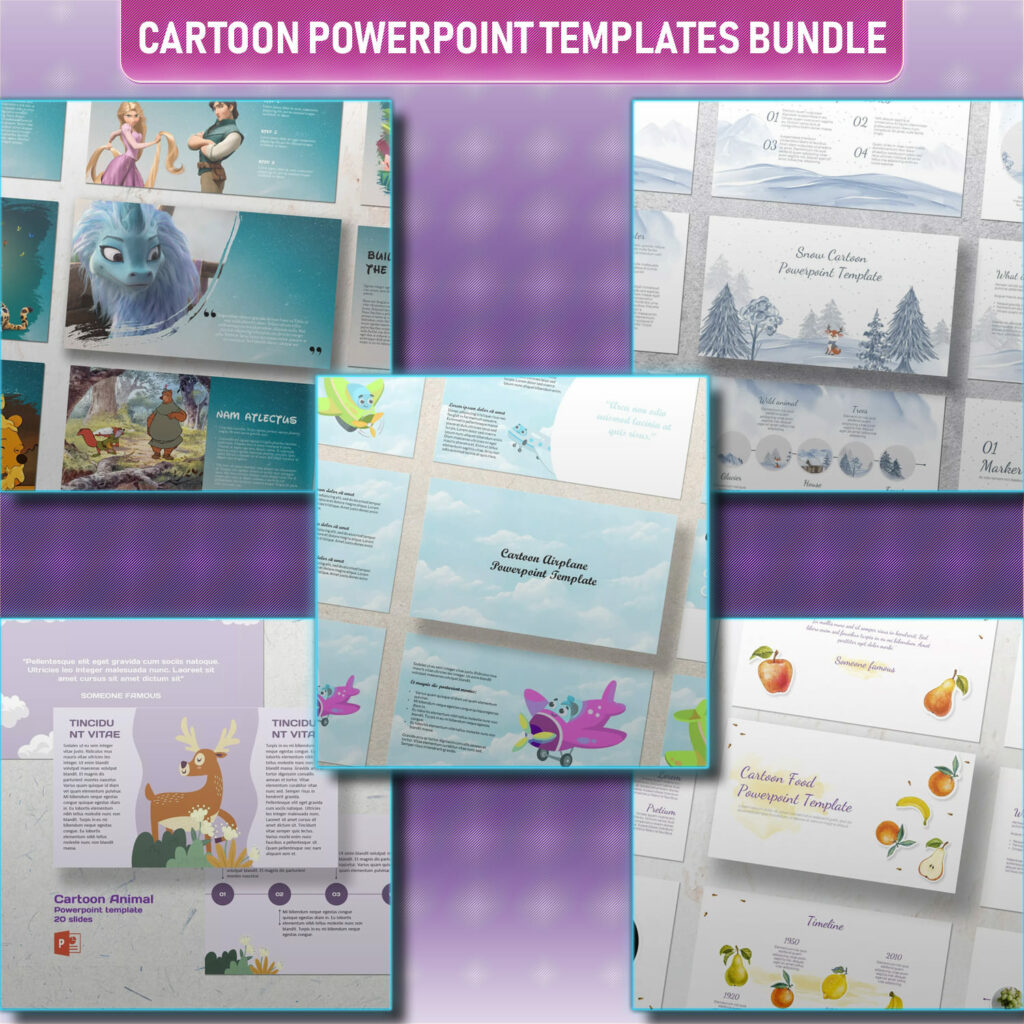 Cartoon PowerPoint Templates Bundle – MasterBundles