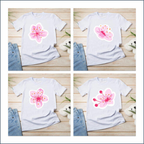 Cherry Blossom Flower T-Shirt Designs – MasterBundles