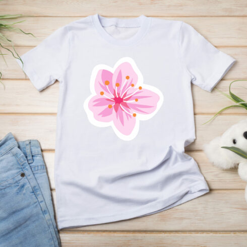 Cherry Blossom Flower T-Shirt Designs | MasterBundles