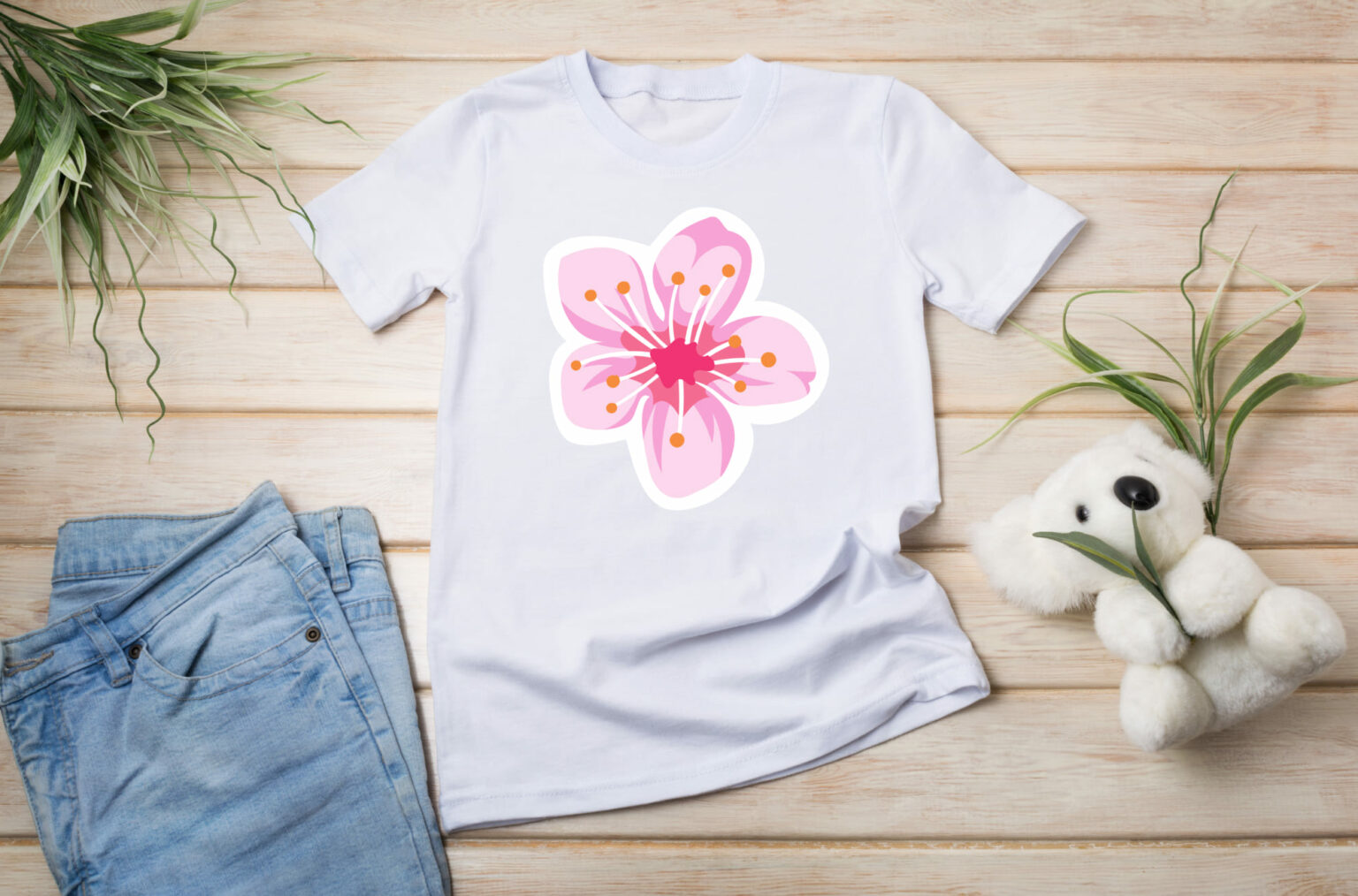 Cherry Blossom Flower T-Shirt Designs – MasterBundles