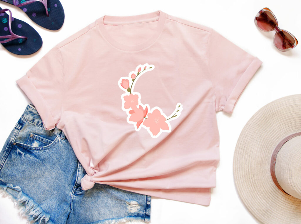 Cherry Blossom T-Shirt Pack – MasterBundles