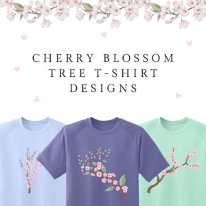 Cherry Blossom Tree T-Shirt Designs – MasterBundles