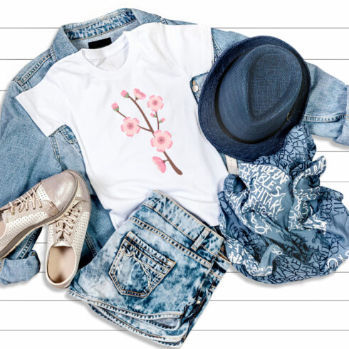 Cherry Blossom Tree T-Shirt Designs | MasterBundles