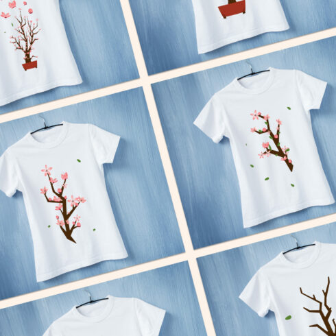 Cherry Blossom T-shirt Design Templates – MasterBundles