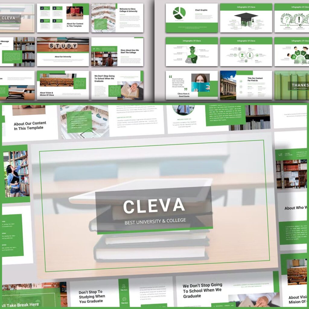 Cleva - University & Collage PowerPoint Template – MasterBundles