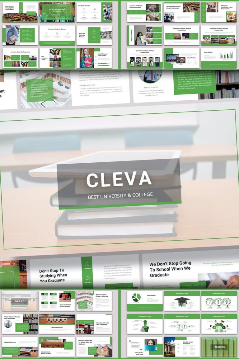 Cleva - University & Collage PowerPoint Template – MasterBundles