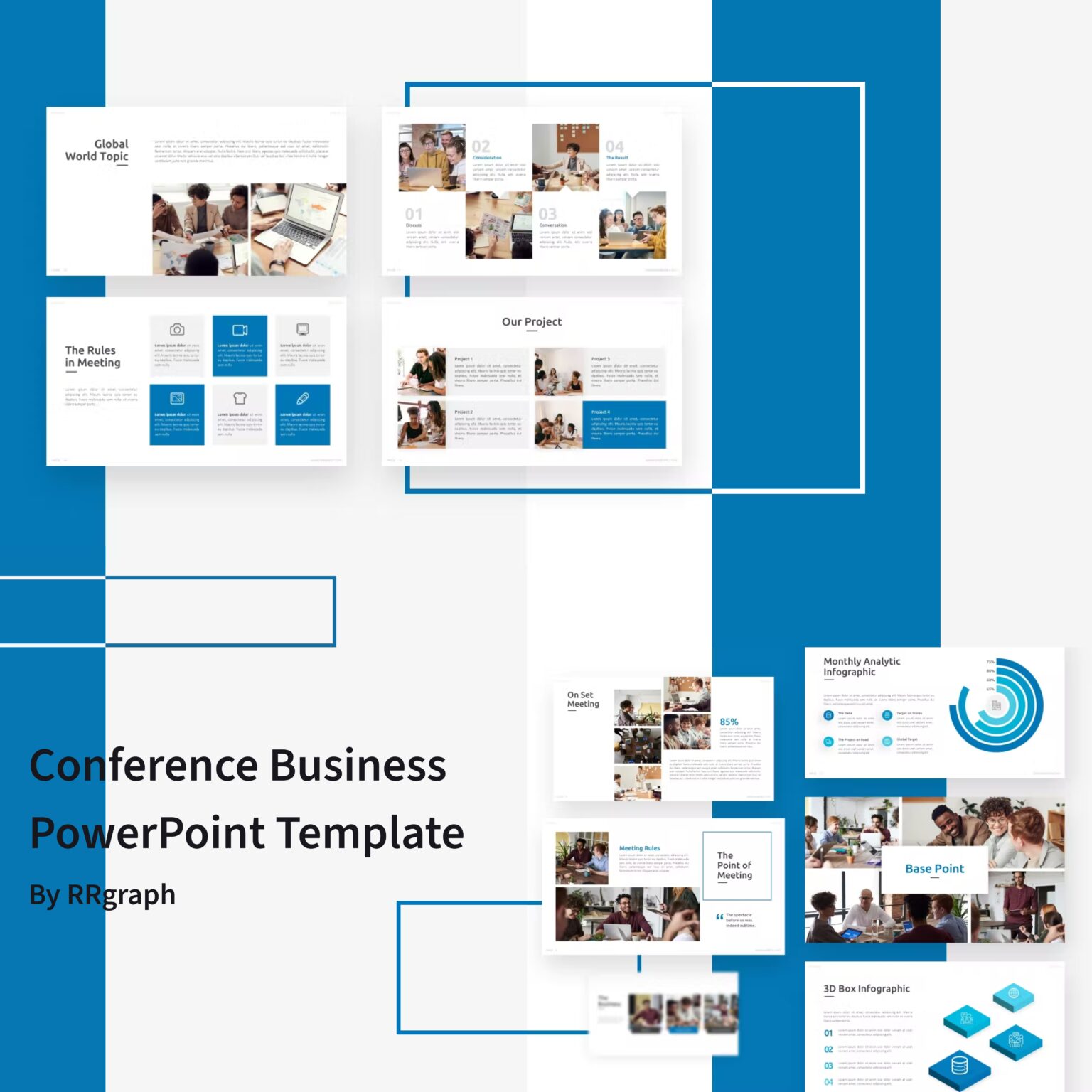 Conference Business PowerPoint Template – MasterBundles