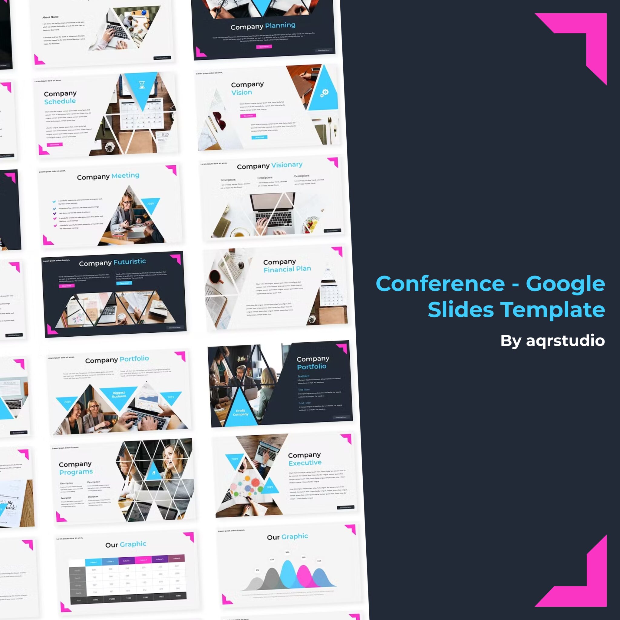 Conference - Google Slides Template – MasterBundles
