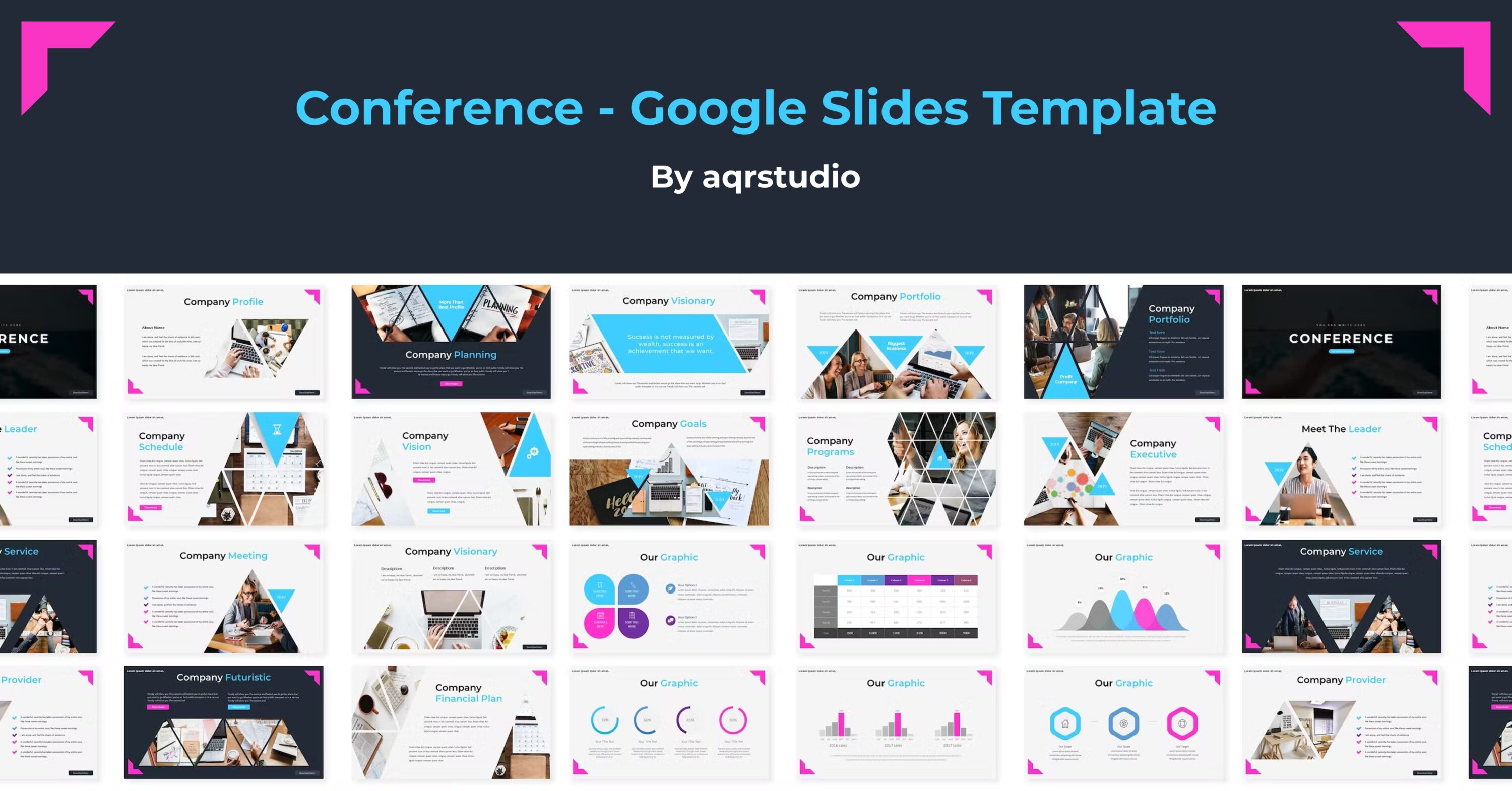 Conference - Google Slides Template – MasterBundles