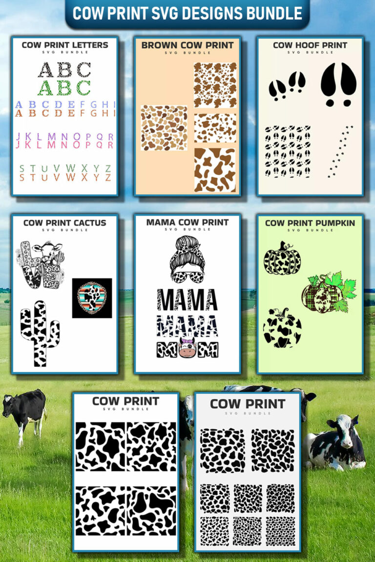 Cow Print SVG Designs Bundle – MasterBundles