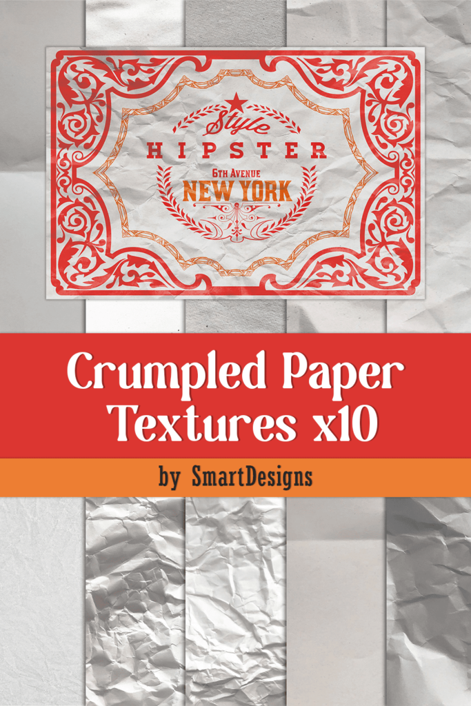 10 Crumpled Paper Textures – MasterBundles