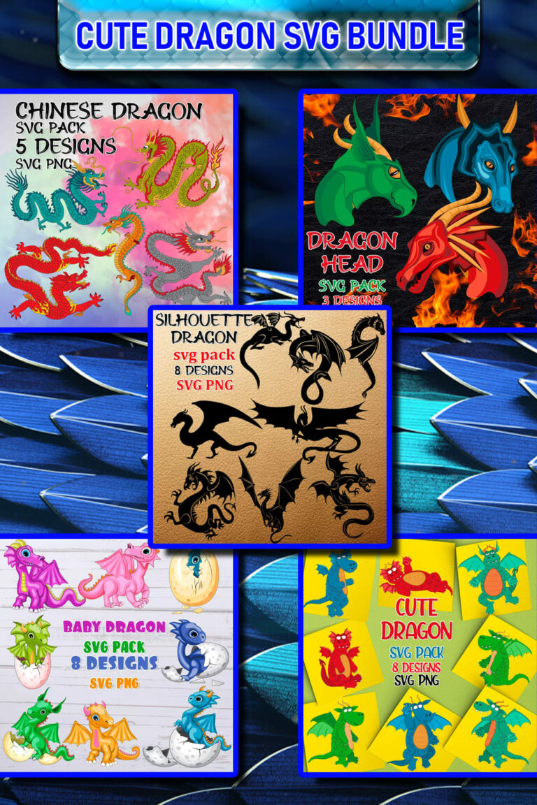 Cute Dragon SVG Bundle – MasterBundles