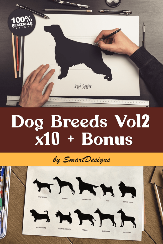 10 Dog Breeds Logos Vol.2 – MasterBundles