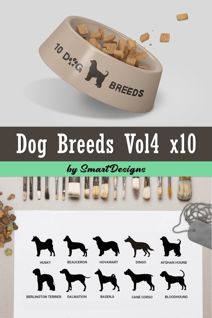 10 Dog Breeds Logos Vol.4 – MasterBundles