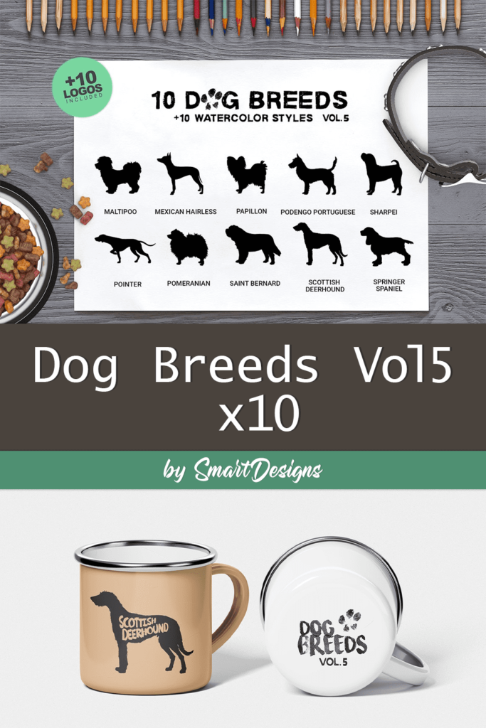 10 Dog Breeds Logos Vol.5 – MasterBundles