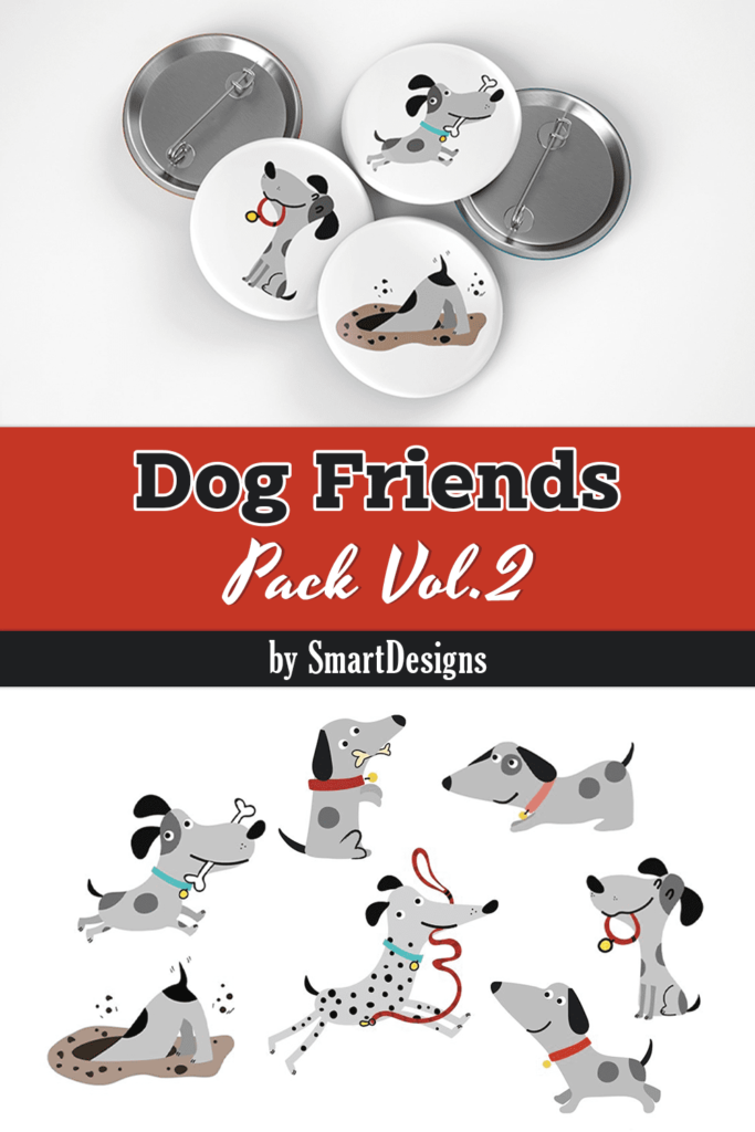 Dog Friends Images and Patterns Pack – MasterBundles