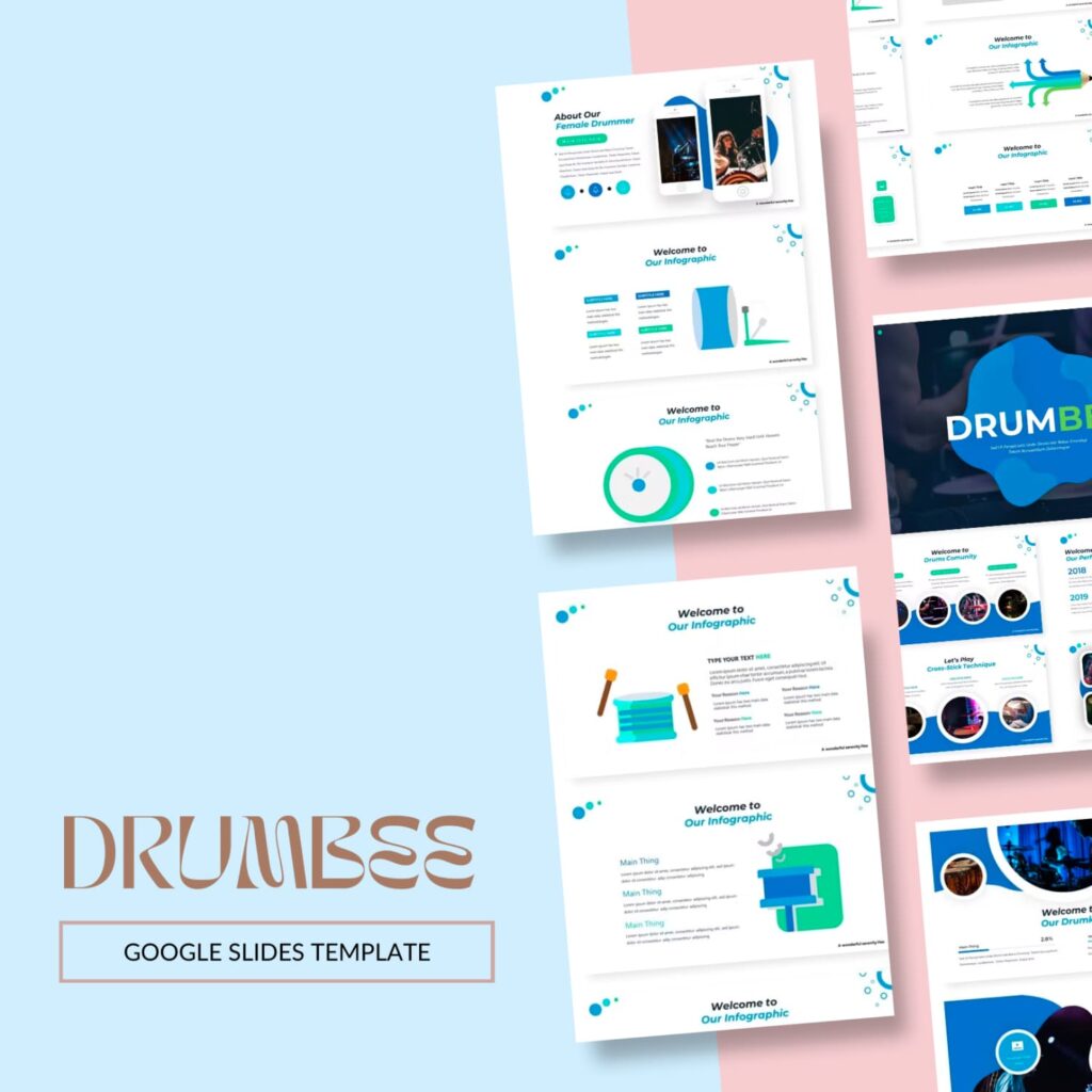 Drumbee | Google Slides Template – MasterBundles
