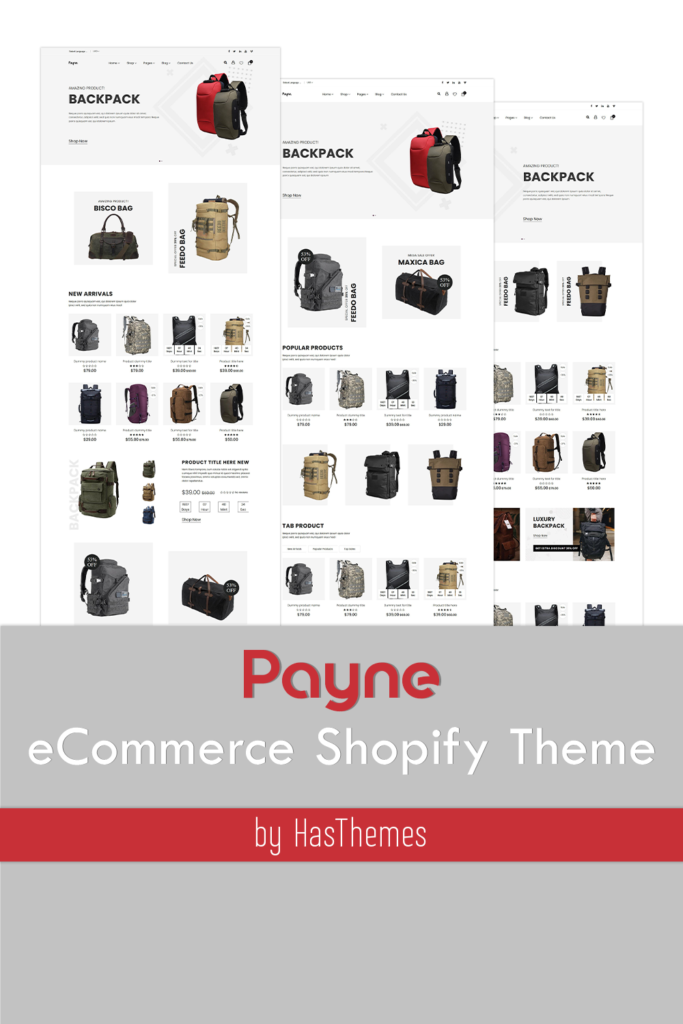 ECommerce Shopify Theme - Payne – MasterBundles