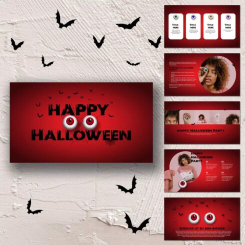 5 Halloween Powerpoint Templates Bundle – MasterBundles