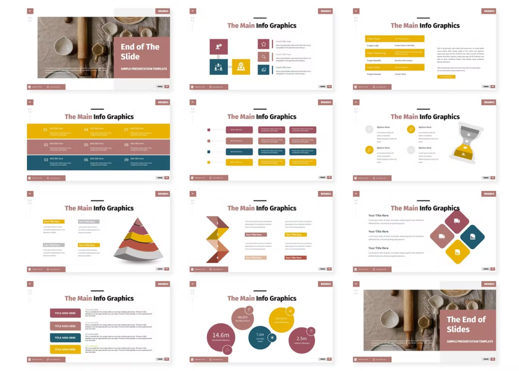 Kitchen Set & Tools Google Slides Template – MasterBundles