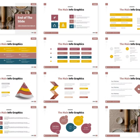 Kitchen Set & Tools Google Slides Template | Master Bundles