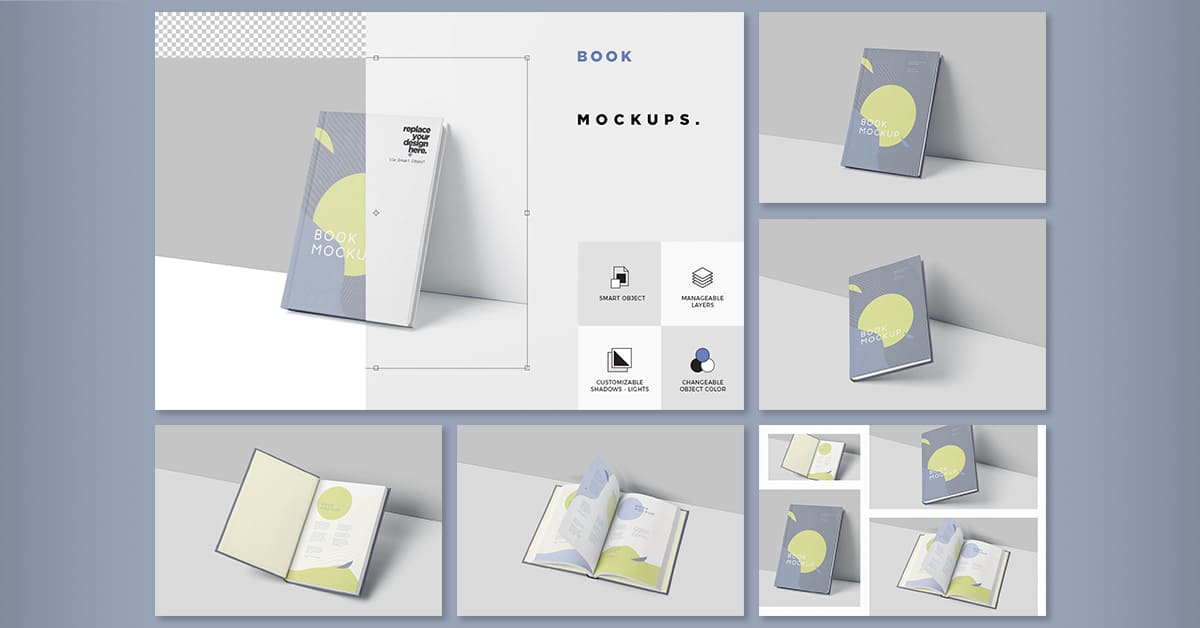 Small Hard Cover Notebook Mockups – MasterBundles