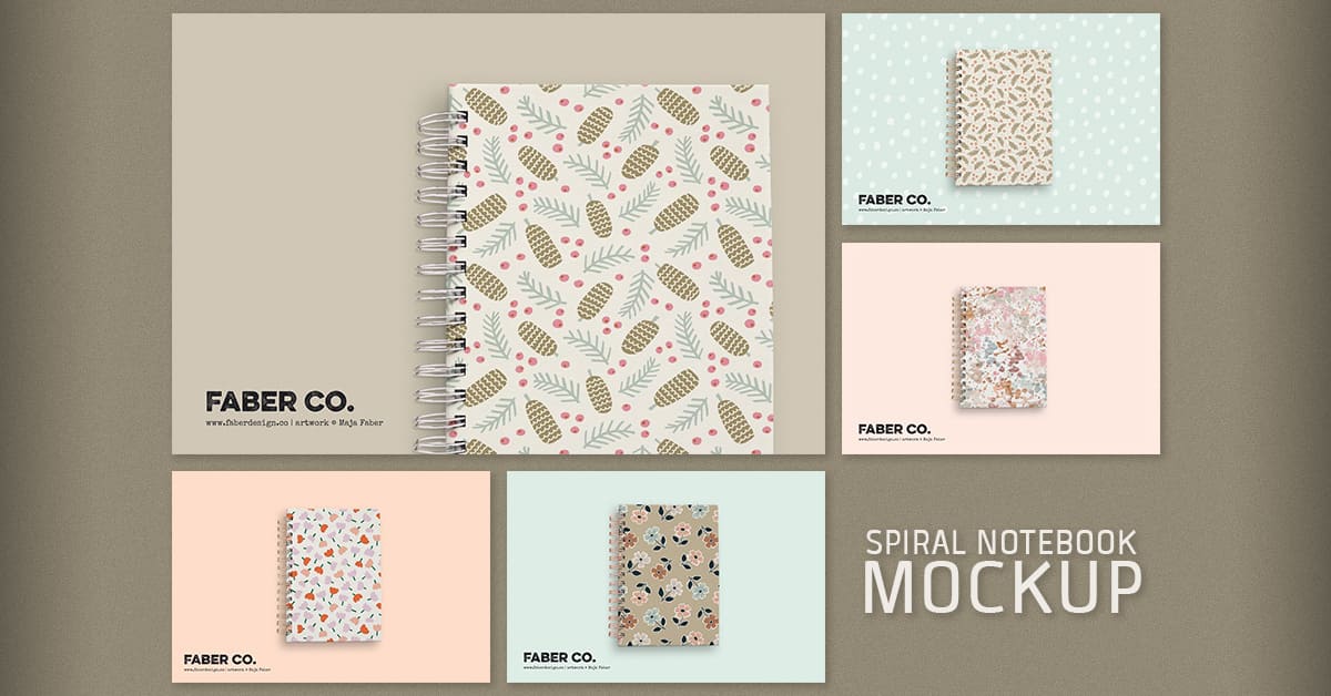 Spiral Notebook Mockup – MasterBundles