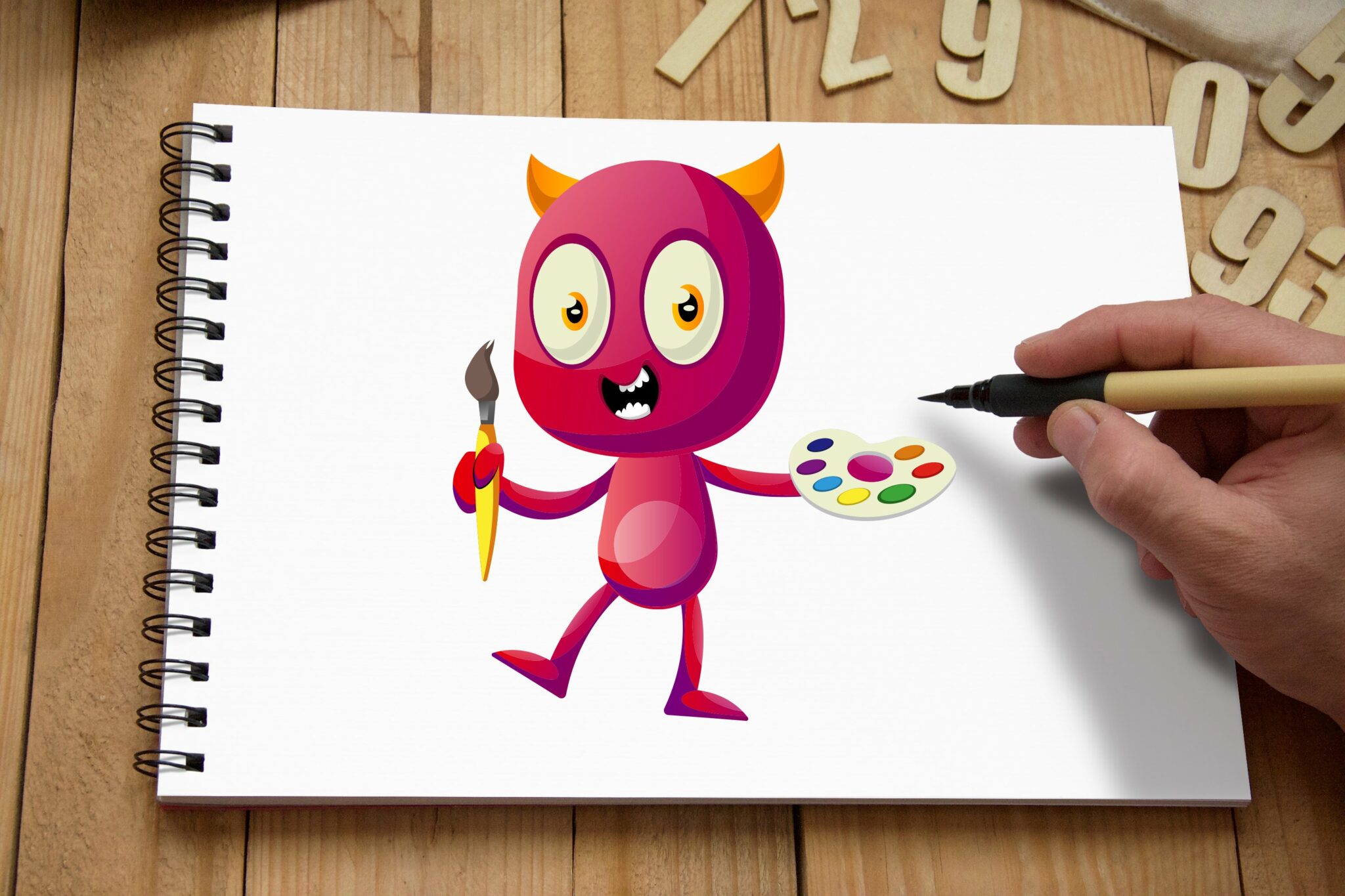 50 Devil Character Collection Illustration – MasterBundles