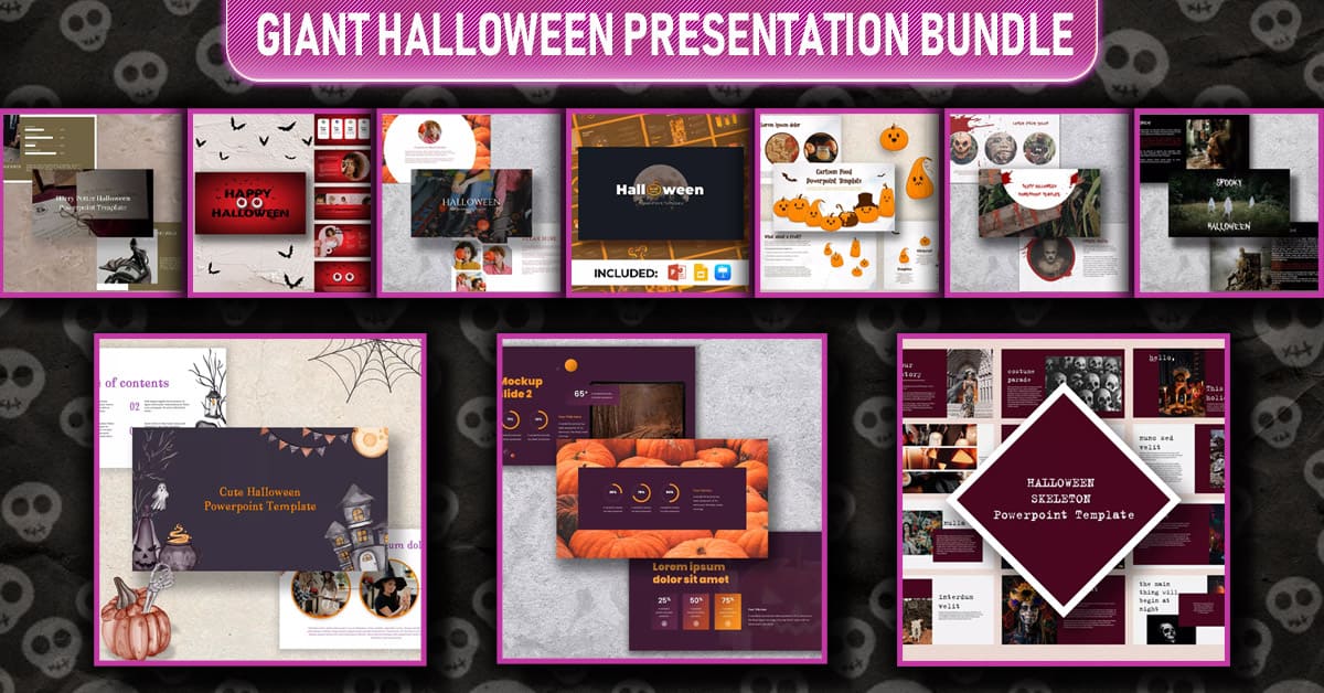 Giant Halloween Presentation Bundle – MasterBundles