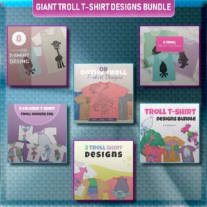Giant Troll T-Shirt Designs Bundle – MasterBundles