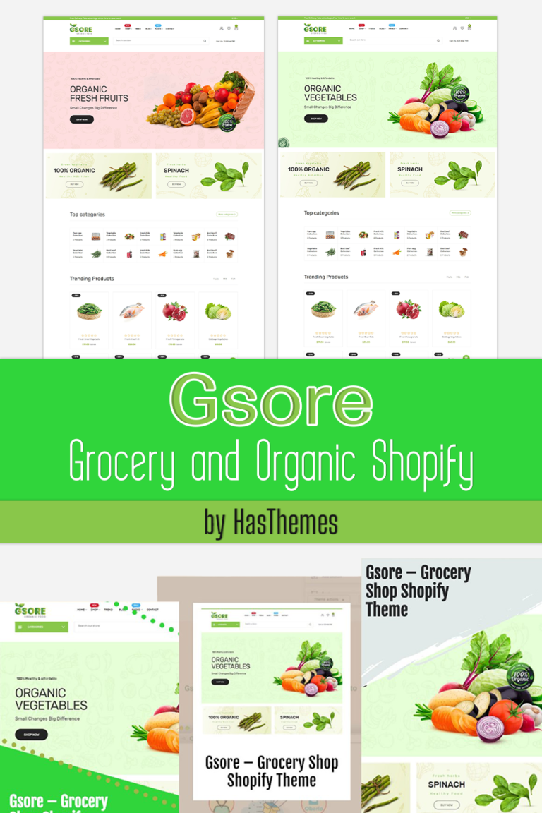Grocery and Organic Shopify – Gsore – MasterBundles