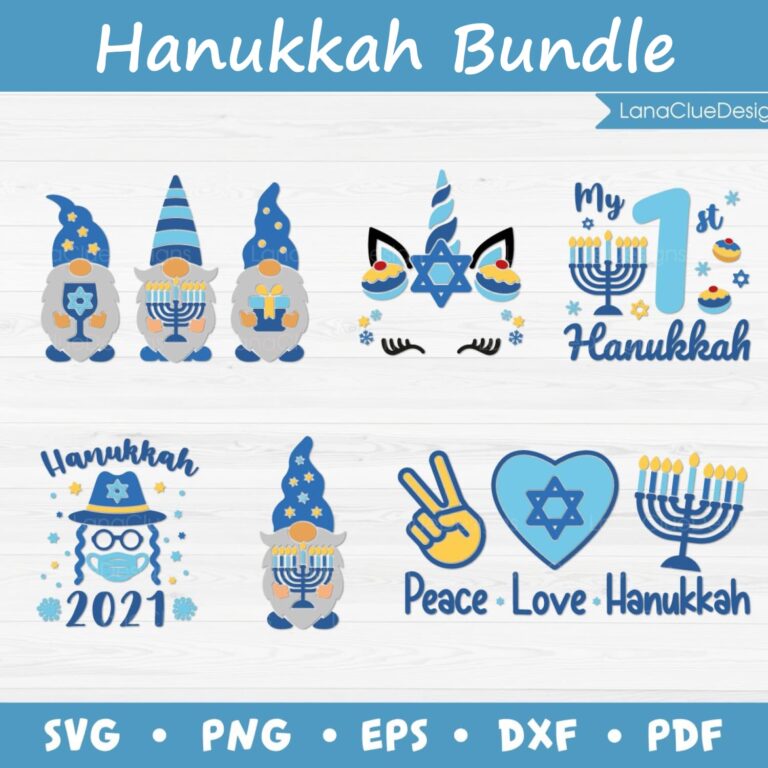 Hanukkah Bundle SVG - 16 Designs – MasterBundles