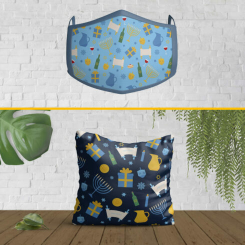 Hanukkah Digital Paper. Jewish Seamless Patterns. – MasterBundles