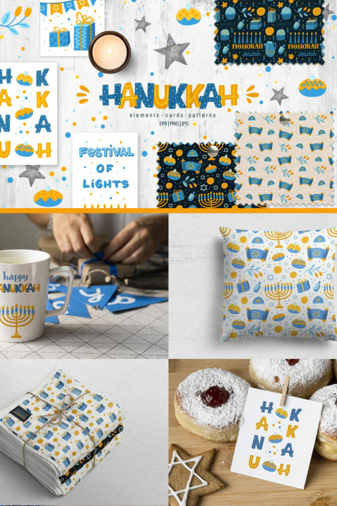 Hanukkah Jewish Holiday Design – MasterBundles